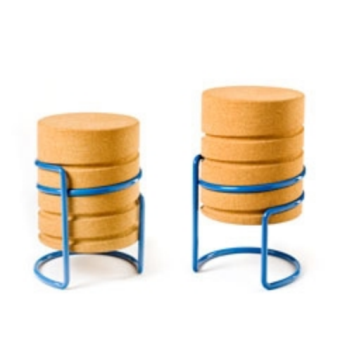 corkscrew inspired, height adjustable stool 'Scrw' - MoreInspiration