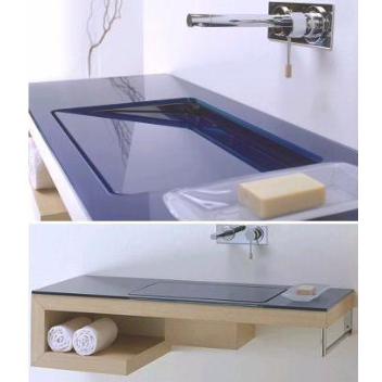 Tilting hidden sink - MoreInspiration