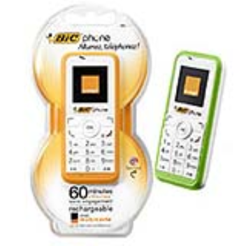 Bic Disposable Pre-Charged Cellphones - MoreInspiration