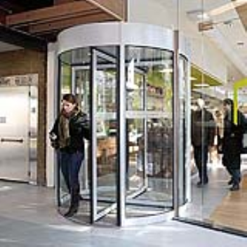 Energy generating revolving door - MoreInspiration