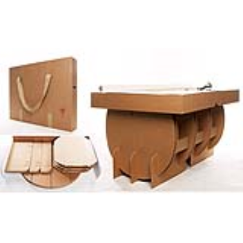 Portable Cardboard Table - MoreInspiration