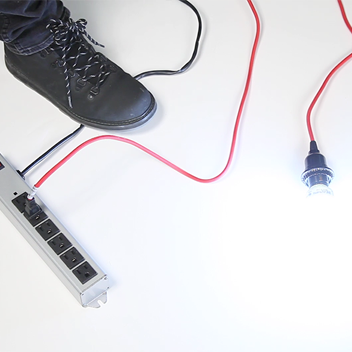 Pinched Power Cables As Remote Controls - MoreInspiration